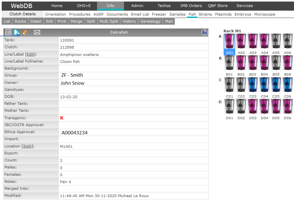 Using WebDB - Biological Resources - University of Queensland